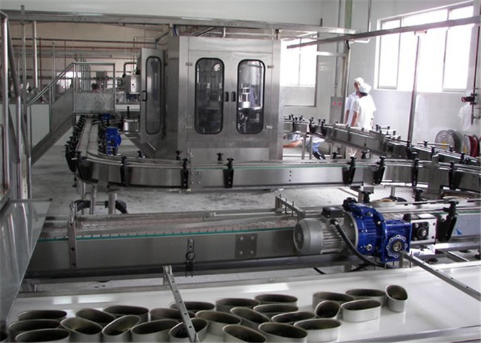 Sardine Canning Factory Equipment , Heavy Duty Automatic Canning Machine