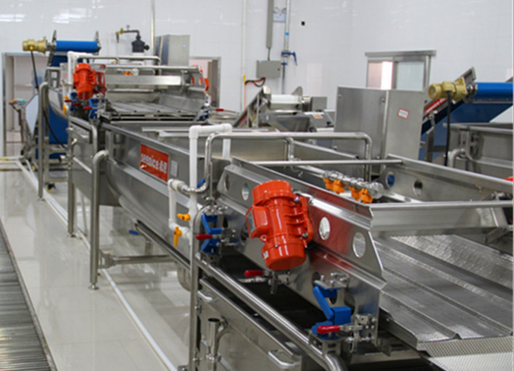 Pre - Cooking Vegetable Blanching Equipment , Vegetable Canning Equipment